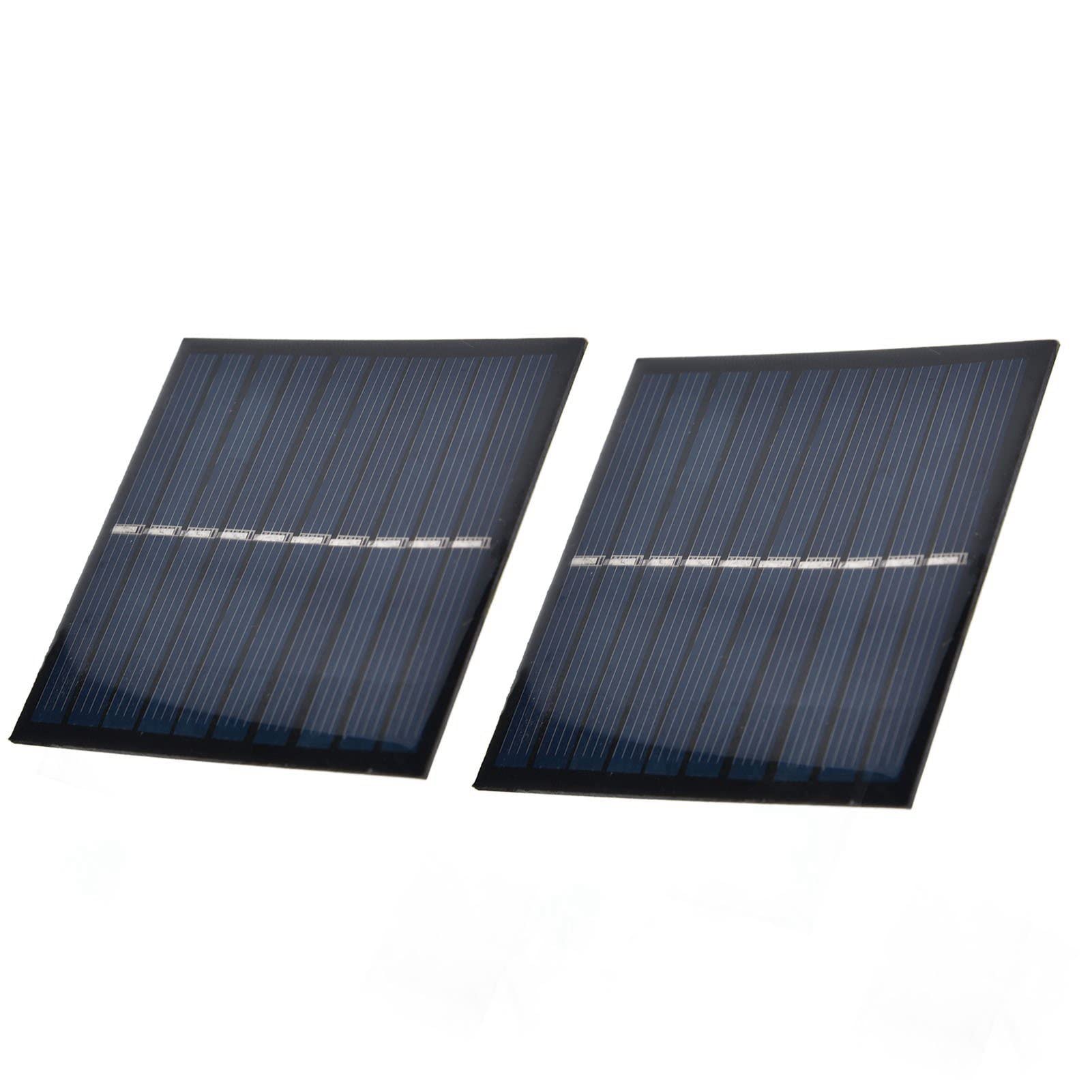 2Pcs Solar Panel Portable Encapsulated Cell Flexible DIY e 0.7W 5V 0β140mA 2Pcs Solar Panel Portable Encapsulated for Family