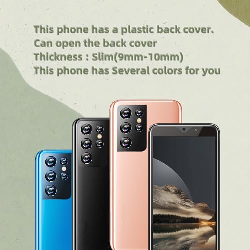 aderroo Unlocked Phone,X10, Android Smartphone,5.72-inch Screen,Front and Rear Cameras,Only Supports Dual SIM Card Frequency Band of 3GWCDMA :850/1900/2100MHZ,1GB RAM 4GB ROM (Blue)