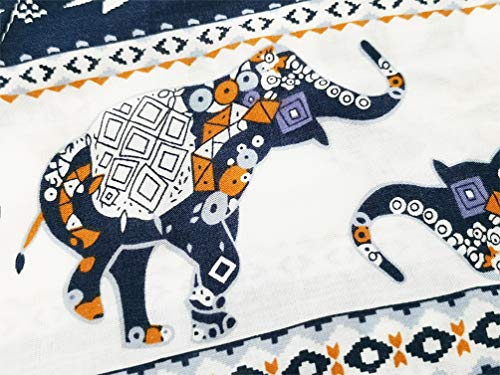 Rysly Baby Girls Boho Elephant Tops Harem Pants 2 Piece Outfits Multicolor Blue 110