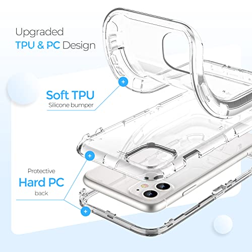 ORIbox Case Compatible with iPhone 11 , Heavy Duty Shockproof Anti-Fall clear case