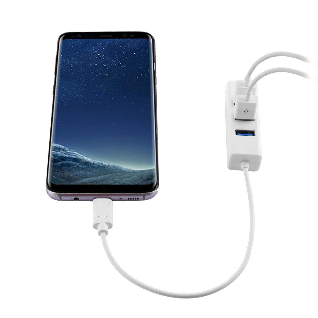 PANUSBGHUB Portable USB-C/Type-C Male to 4 USB Ports Female HUB Adapter