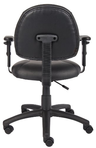 Boss Office Products Posture Task Chair with Adjustable Arms in Black