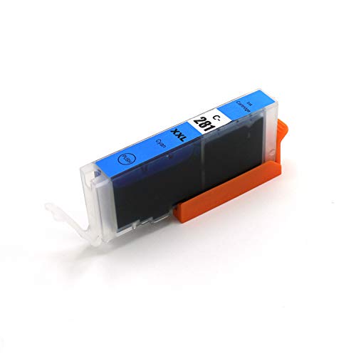 INK4WORK Compatible Ink Cartridge Replacement for Canon PGI-280XXL CLI-281XXL PGI280 XXL CLI281 XXL for PIXMA TS6120 TS8120 TS9120 TR7520 TR8520 (5-Pack)
