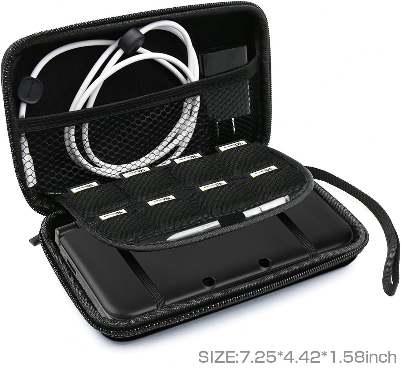 BEADY Carrying Case for Nintendo NEW3DS XL, NEW3DS LL, 3DS XL, 3DS LL storage case console storage case BLACK