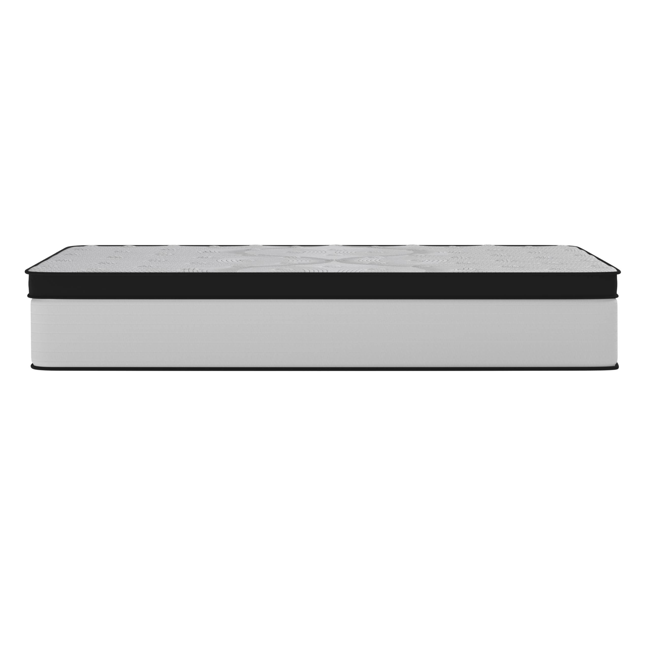 Flash Furniture Capri Comfortable Sleep 12" Hybrid Pocket Spring and Foam Mattress in a Box, Extra Firm Foam Pocket Spring Hybrid Mattress, Full