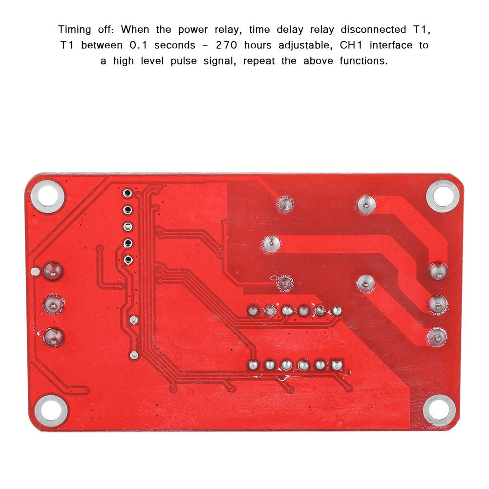 FRM01 Multifunction Infinite Loop Timing Self-Lock Relay Cycle Timer Module Automation Delay