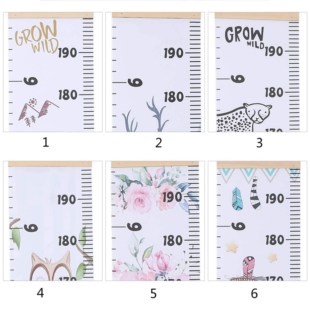 STOBOK Baby Growth Chart, Deer Height Measurement Ruler Wall Decoration for Kids Nursery Room1