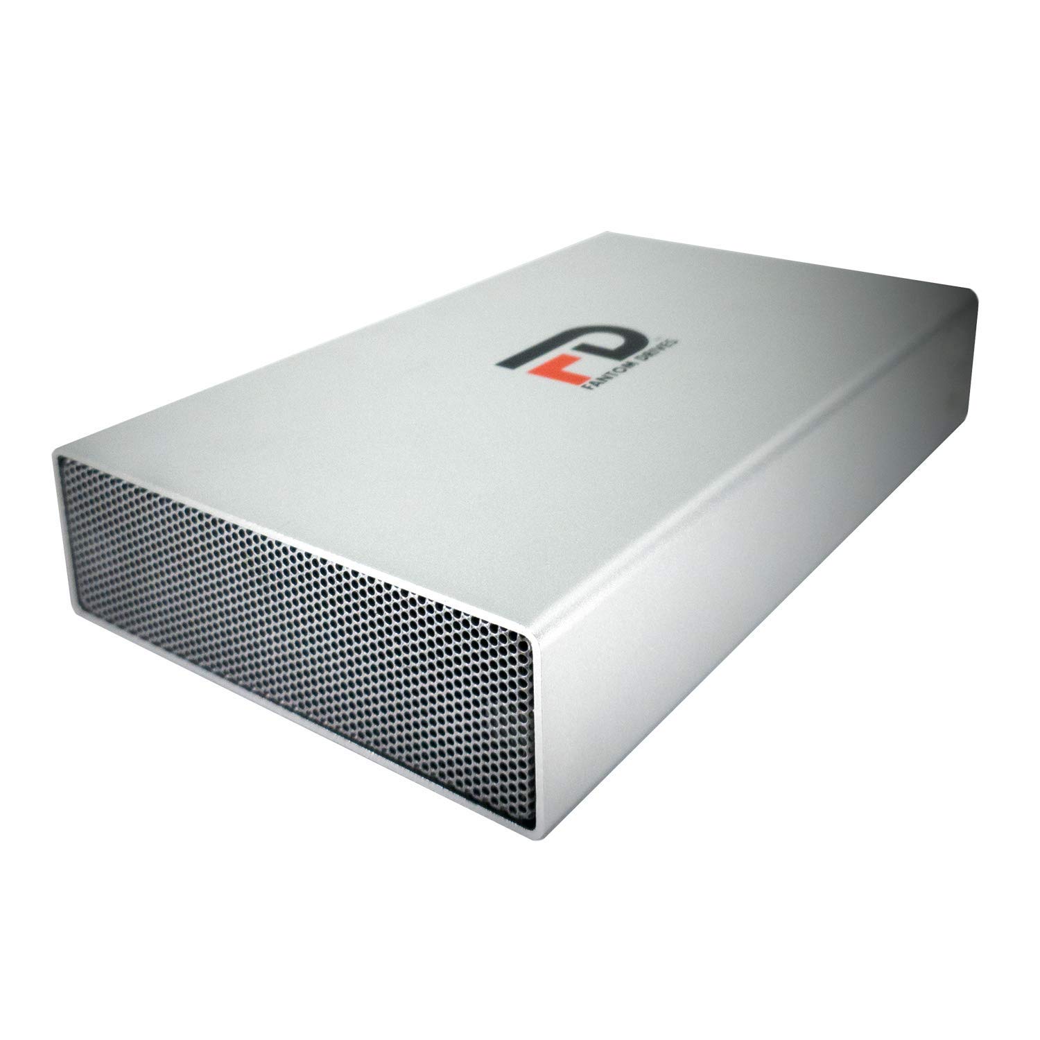 Fantom Drives 14TB 7200RPM External Hard Drive - USB 3.0/3.1 Gen 1 Silver Aluminum - GFORCE 3 Pro Series - Mac, Windows, and Xbox (Renewed)