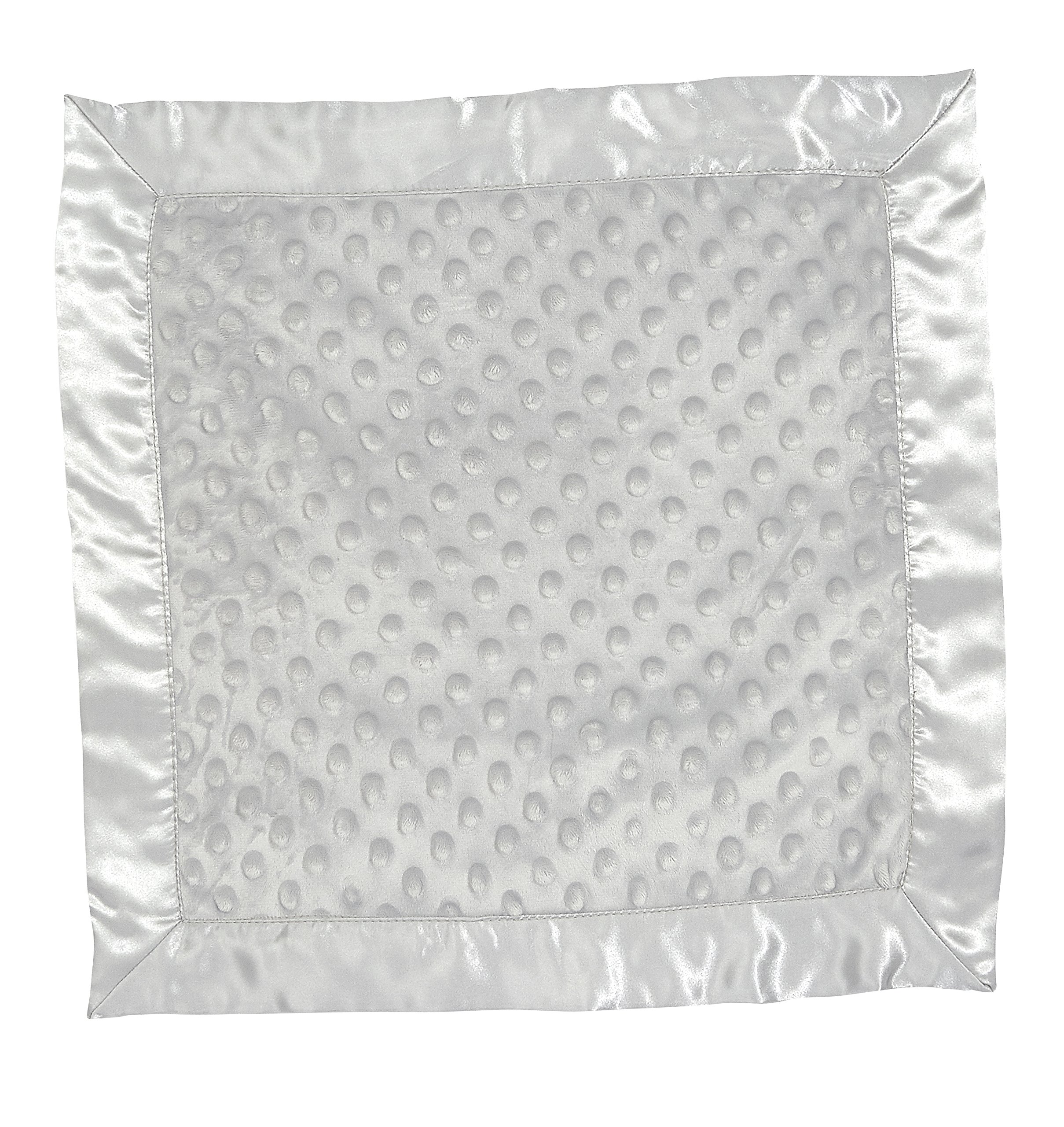 Bearington Baby Small Dottie Creamy White Security Blankie, 16" x 16"