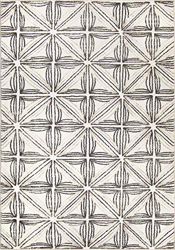 My Texas House Illussions Agave Natural Gray Indoor Area Rug, 7'10" x 10'10"
