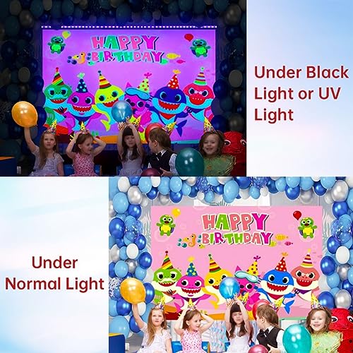 Aesthetic Glows in The Dark for Living Room Dorm Decor Fluorescent Backdrop Blacklight Birthday Decorations Tapestry UV Reactive Trippy Neon Tapestries Glow in The Dark Party Backdrop-5X3.3FT