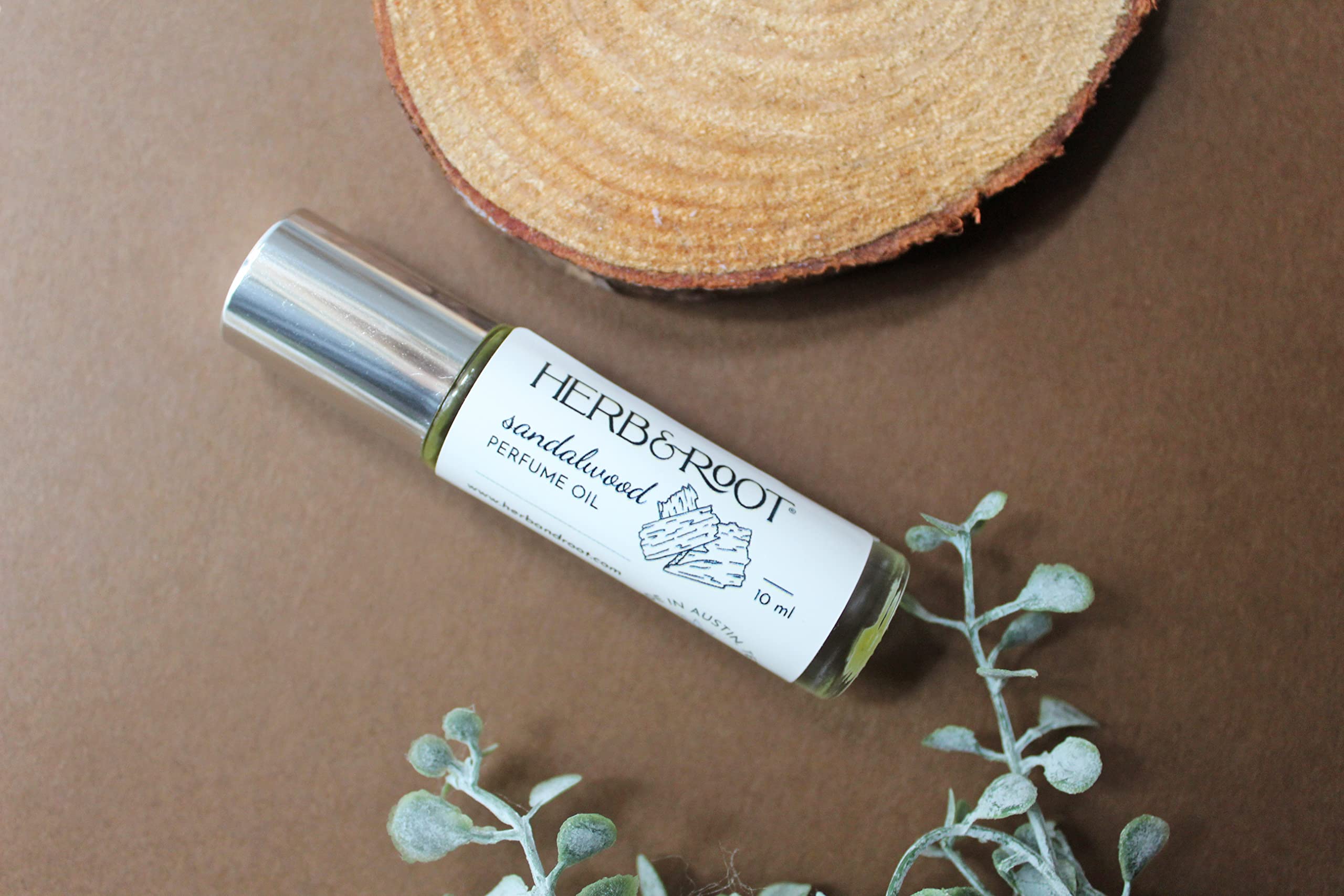 Herb & Root Sandalwood Perfume Oil Rollerball (Roll On) | Single Note Fragrance
