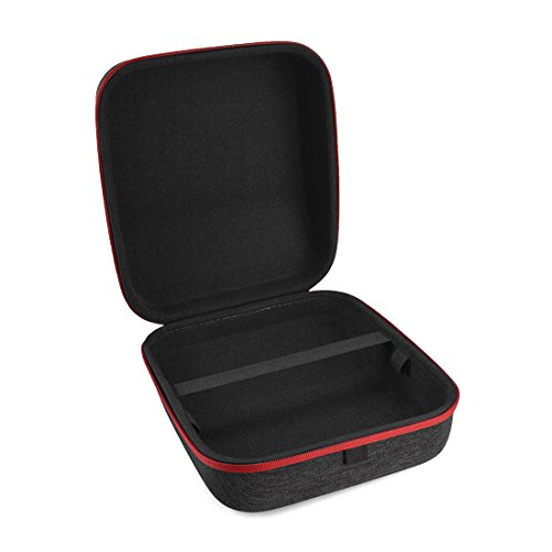 Geekria Shield Headphones Case Compatible with Audio-Technica ATH-AD700X, ATH-AD500X, ATH-AD900X Case, Replacement Hard Shell Travel Carrying Bag with Cable Storage (Dark Grey)