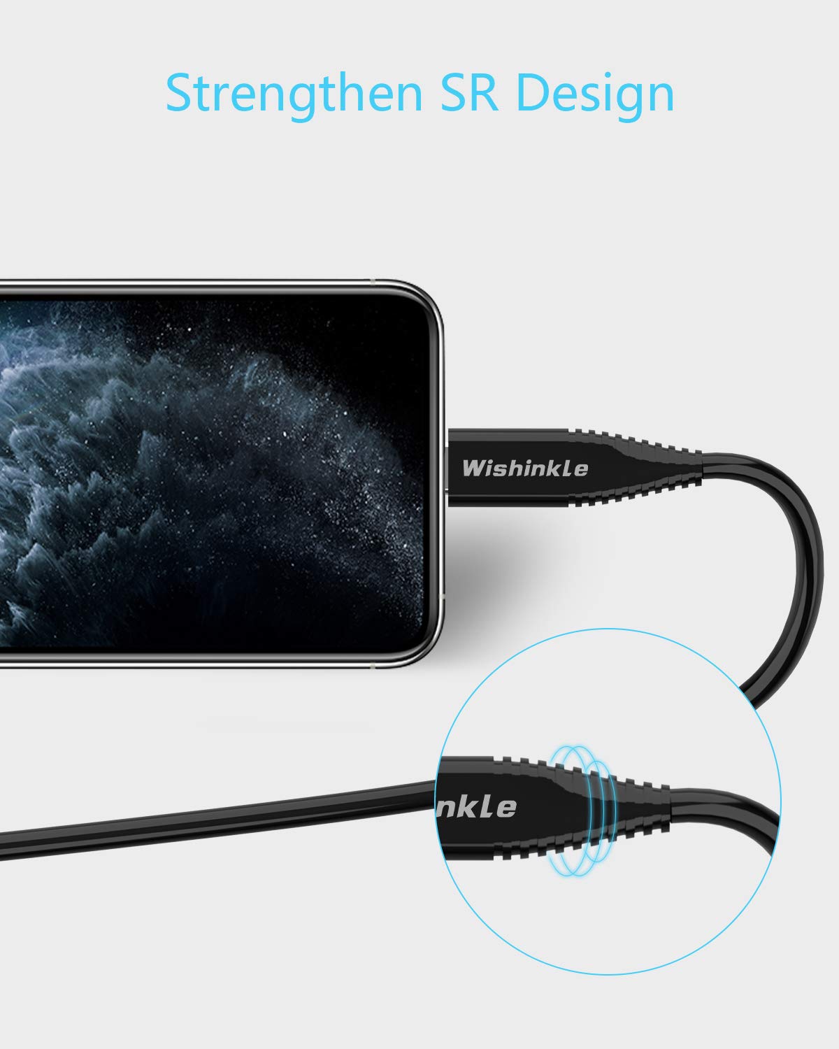 Wishinkle USB C to Lightning Cable 3.3ft iPhone 12 Charger [Apple MFi Certified] Type C to iPhone Cable for iPhone 12 11 Pro/X/8/8 Plus, iPad, Airpods Pro and More (B07XGVZHK3)