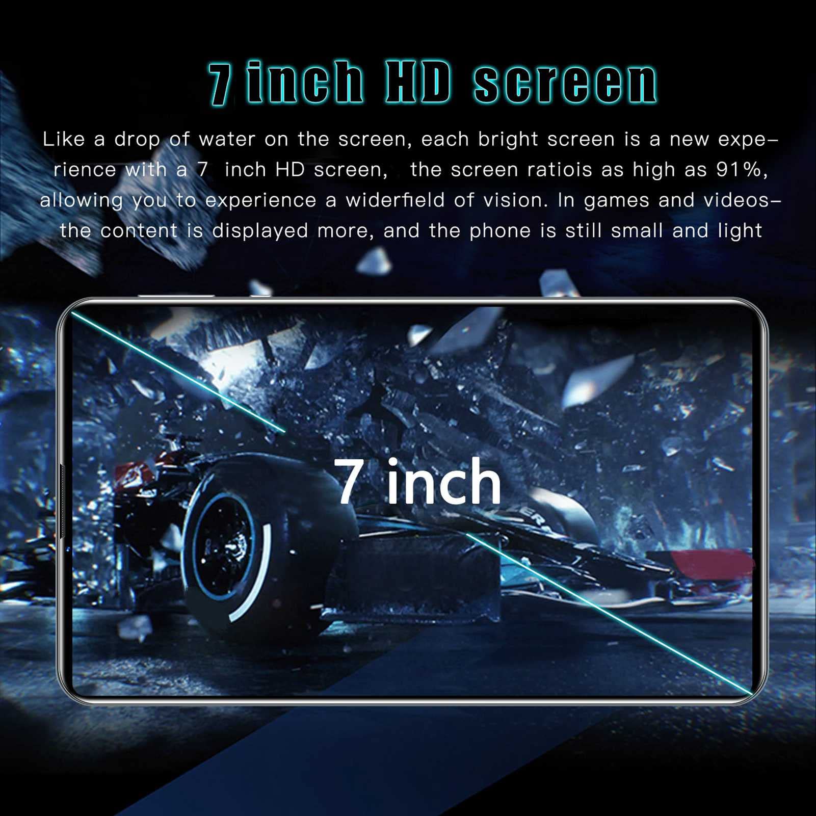 7 Inch Kids Tablet Long Battery Life 3G Network Call Kids Tablet 2G RAM 32G ROM IPS HD Screen 5G WiFi Dual Band for Home Travel US Plug