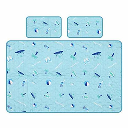 Hanil Cool Gel Mattress Bed Pad Cooling Topper Fabric Washing Patten for Summer (Double)