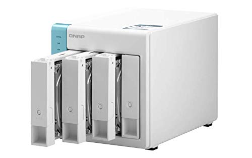 QNAP TS-431P3-2G Quad-Core 1.7GHz NAS with 2.5GbE 4-Bay 32TB Bundle with 4X 8TB Seagate IronWolf