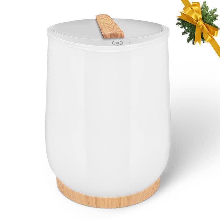 2024 Upgrade Towel Warmers Timer Function Auto Shut Off 20L Large Capacity Hot Towel Warmers Bucket Portable for Bathroom, Ideal Gift for Valentine's Day, White