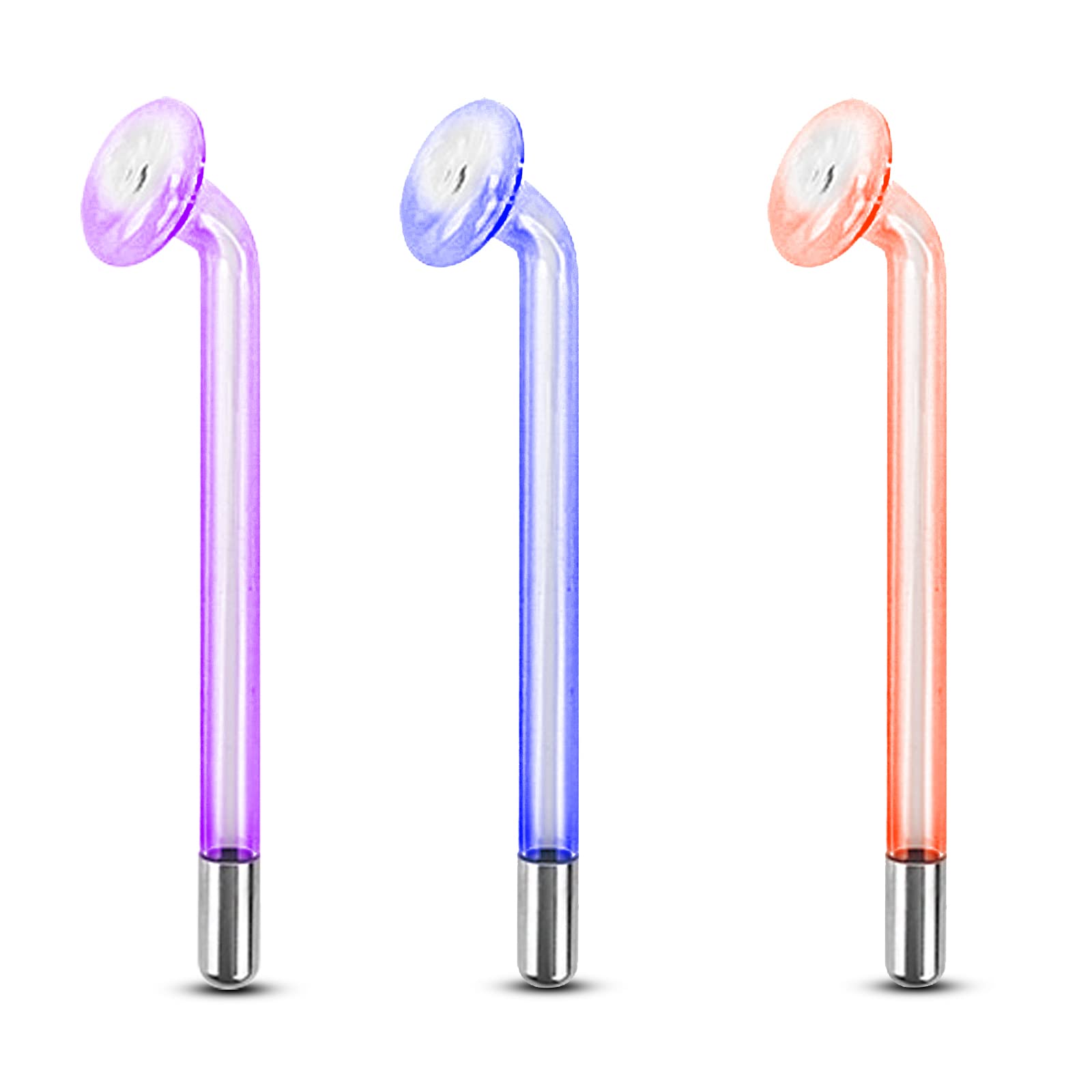 Electrode Wand Glass Tube Handheld Spare Parts for Hi Frequency Instrument Elitzia ETJX006AS (Orange Mushroom)