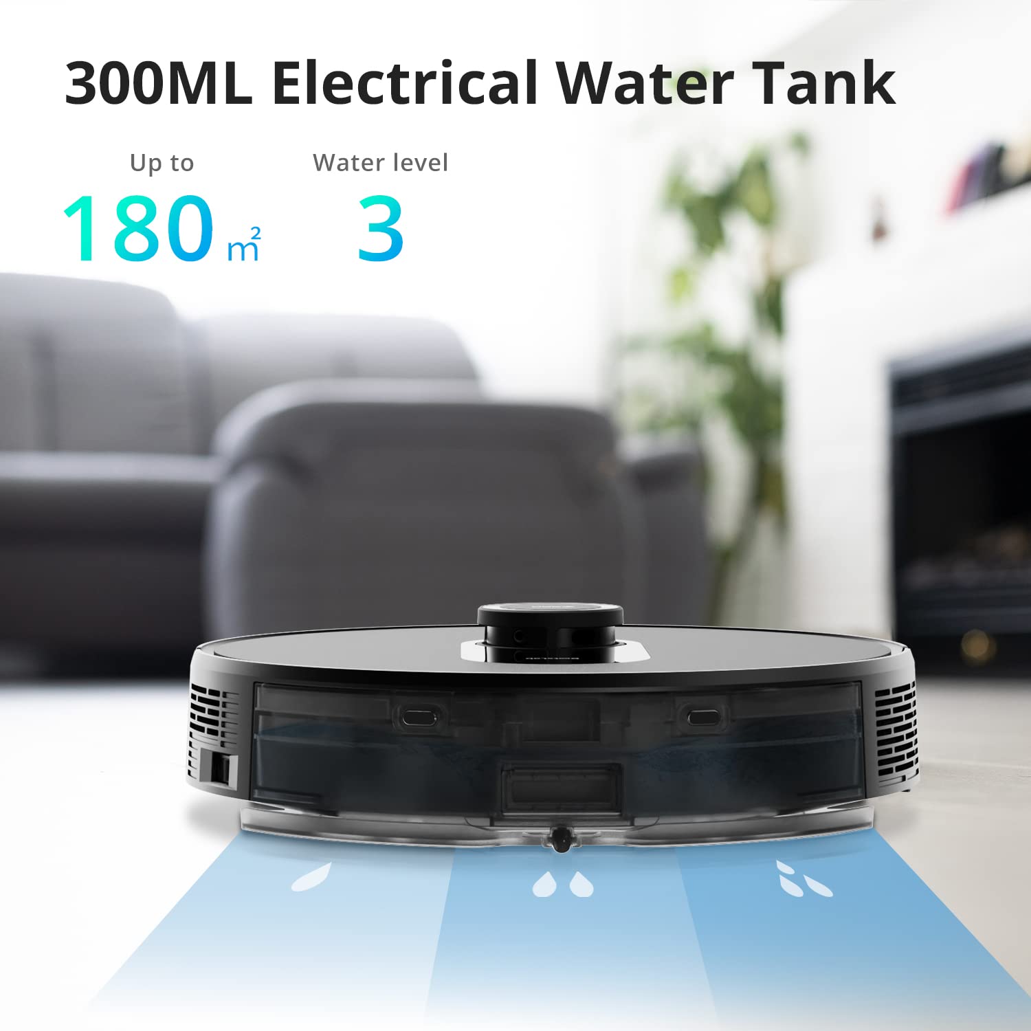 360 S8 Plus Robot Vacuum and Mop Combo, Botslab Self-Empty LIDAR Navigation Smart Mapping Robot, 2700Pa Suction, Carpet Detection, Work with Alexa, WIFI, APP, Ideal for Pet Hair, Hard Floor and Carpet