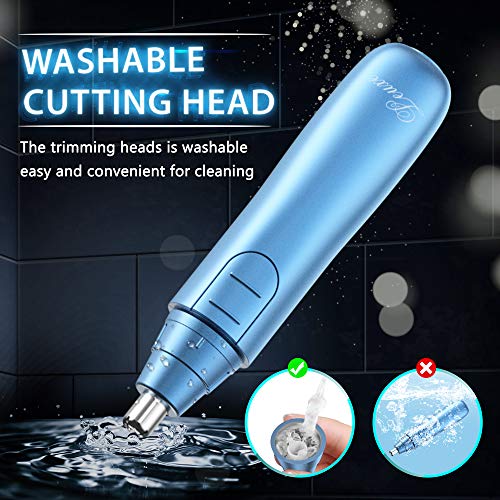 Ear and Nose Hair Trimmer for Men Women Rechargeable Trimmer with Dual Edge Blades Easy Cleaning and Washing