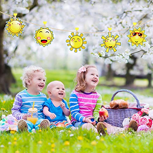 Sun Cutout Accent Classroom Bulletin Board Decoration School Spring Summer Theme Party Supplies Accessory Crafts Art Decor Card Happy Birthday Chart Stickers