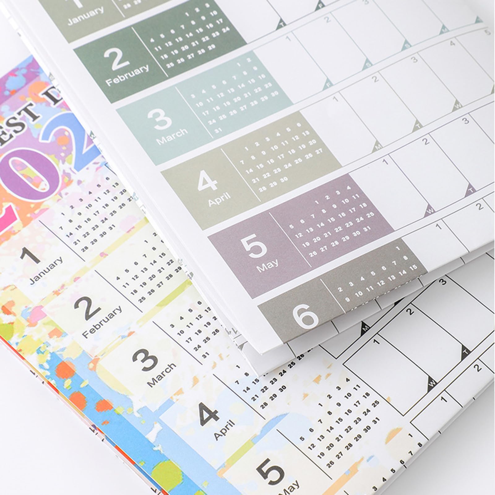 2024 Wall Calendar Planner Sheet Yearly Monthly Weekly Daily Planner To Do List Hanging Agenda Schedule Organizer Office Office Supplies