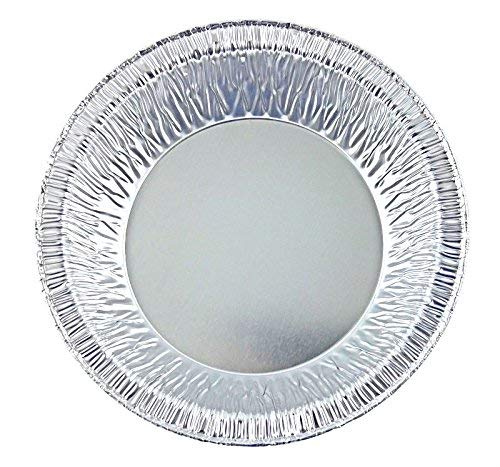 4“ Round Tart/Small Pie Tin Foil Pans - Freezer & Oven Safe Disposable Aluminum - For Baking, Cooking, Storage & Reheating - Pack of 50