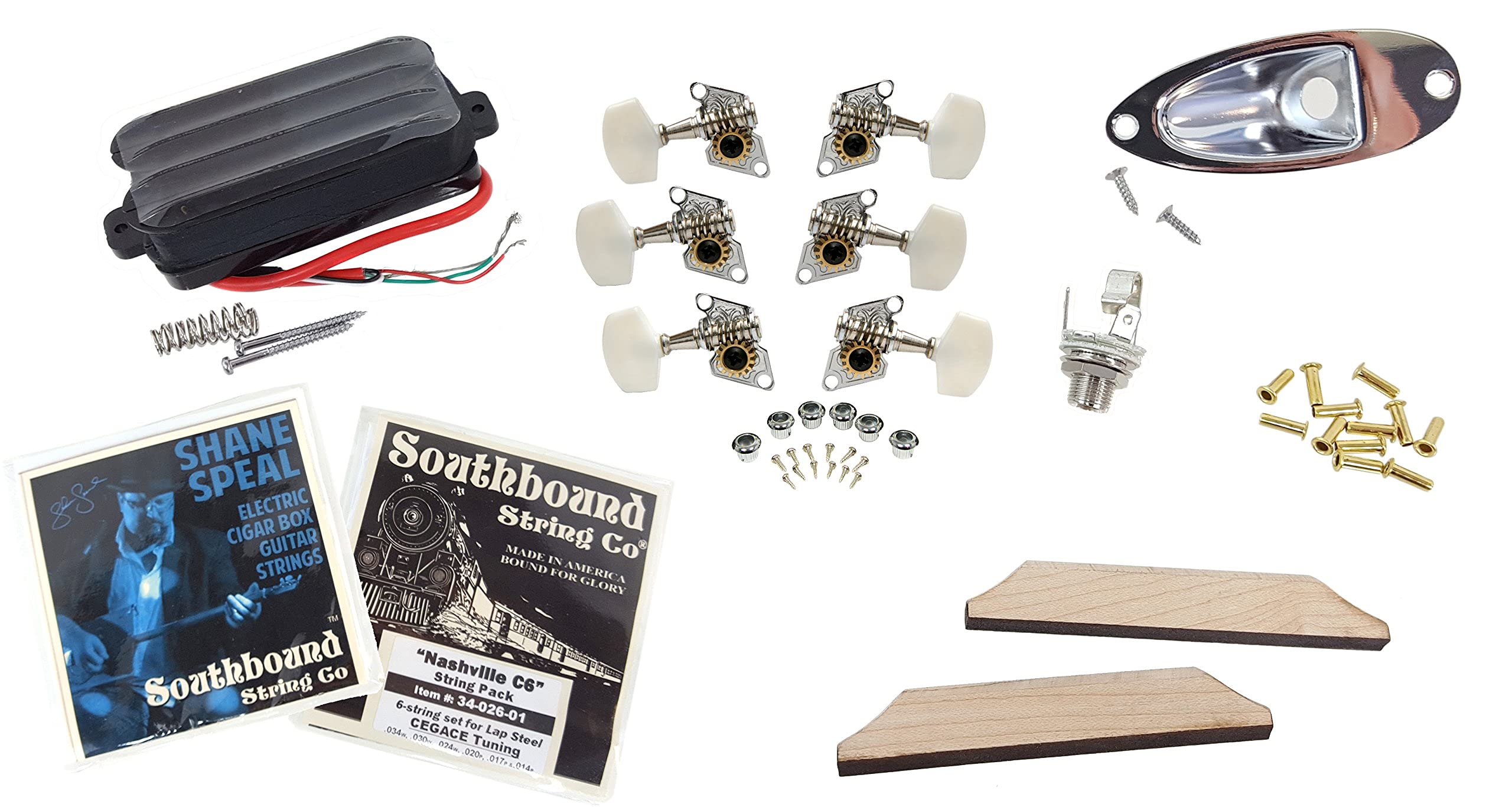 2x4 Lap Steel Guitar Kit - the DIY Slide Guitar - You supply the 2x4!