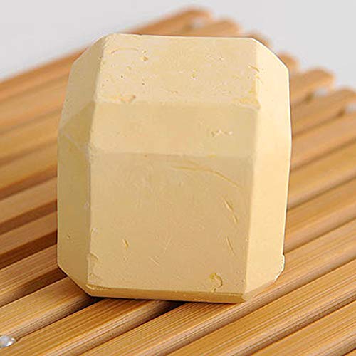 lEIsr00y Hamster Rabbit Chew Stone, Pet Hamster Rat Rabbit Grinding Mineral Stone Chew Non-Toxic Calcium Cube Toy - L