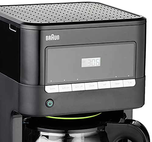 Braun Brew Sense Drip Coffee Maker (KF7000BK), Black