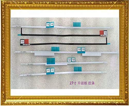 ShineBear 30 Sets/Lot Original New A1419 LCD Screen Adhesive Stickers Strips Tape Glue kit for iMac 27" A1419 2012 2013 2014 2015 Year - (Cable Length: Standard)