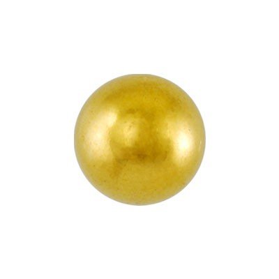 New Baby Short Post Ball 24 ct. Gold Plate Personal Piercer 3 mm Ear Piercing Earrings Studex System 75