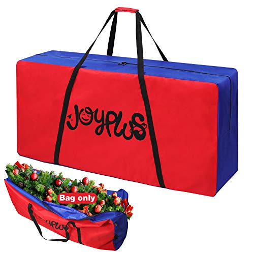 JoyPlus Christmas Tree Storage Bag Fits Up to 7 ft Disassembled Tree,47" x 12" x 19" Holiday Artificial Tree Storage Case with Durable Waterproof Material (Bag Only)