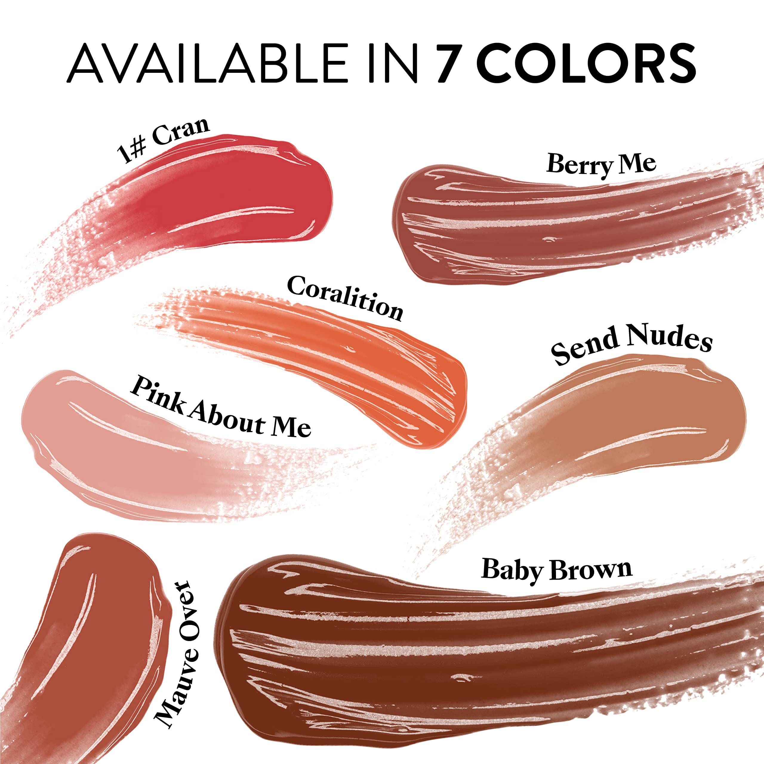 Mented Cosmetics Lip Gloss for Women Tinted Lip Balm Stain, Long Lasting Buildable Moisturizing Lipgloss Lipstick Topper, Made in USA, Cruelty Free Vegan Makeup, Send Nudes