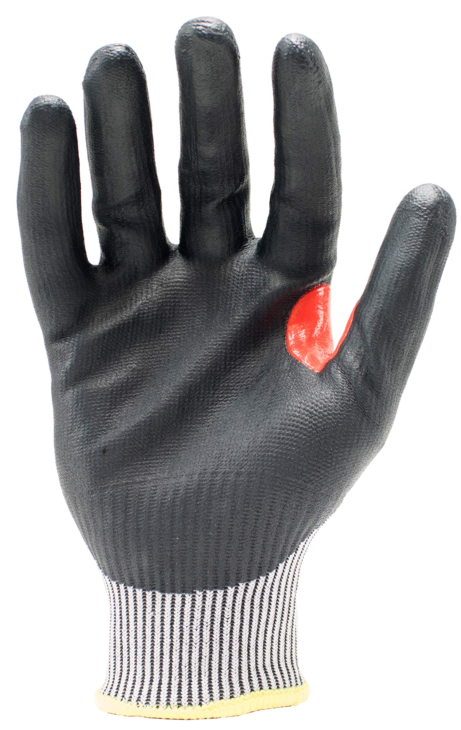 Ironclad mens Work Glove COMMAND ILT A6 FOAM NITRILE, Grey/Black/Red, Large US