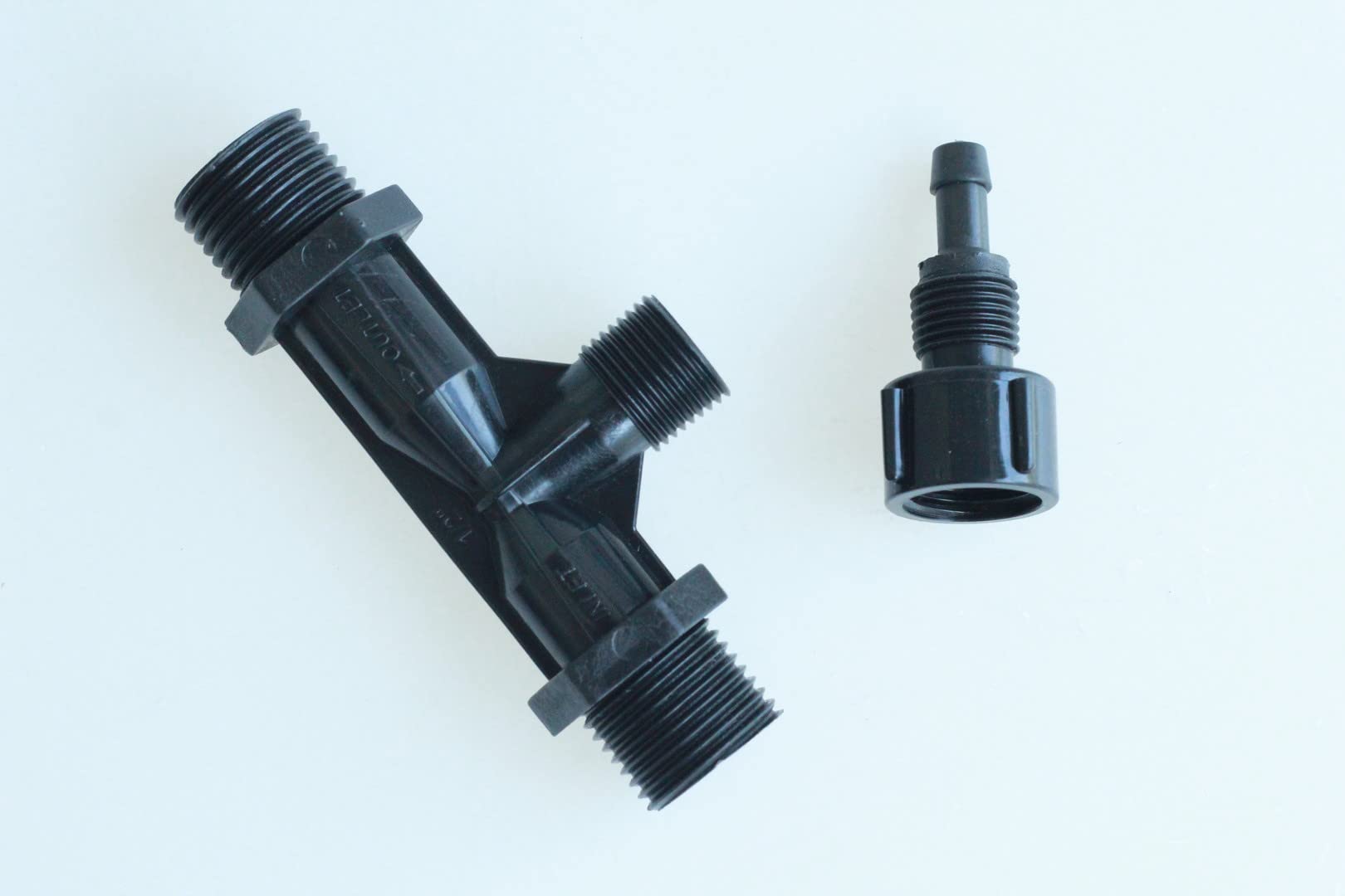 Pvdf Venturi Injector 1/2” Inch Gas-Liquid Mixing Venturi Injection for Ozone Generator, Agriculture Fertilizer Irrigation, Sewage Treatment, Dosing Device, Jet Device