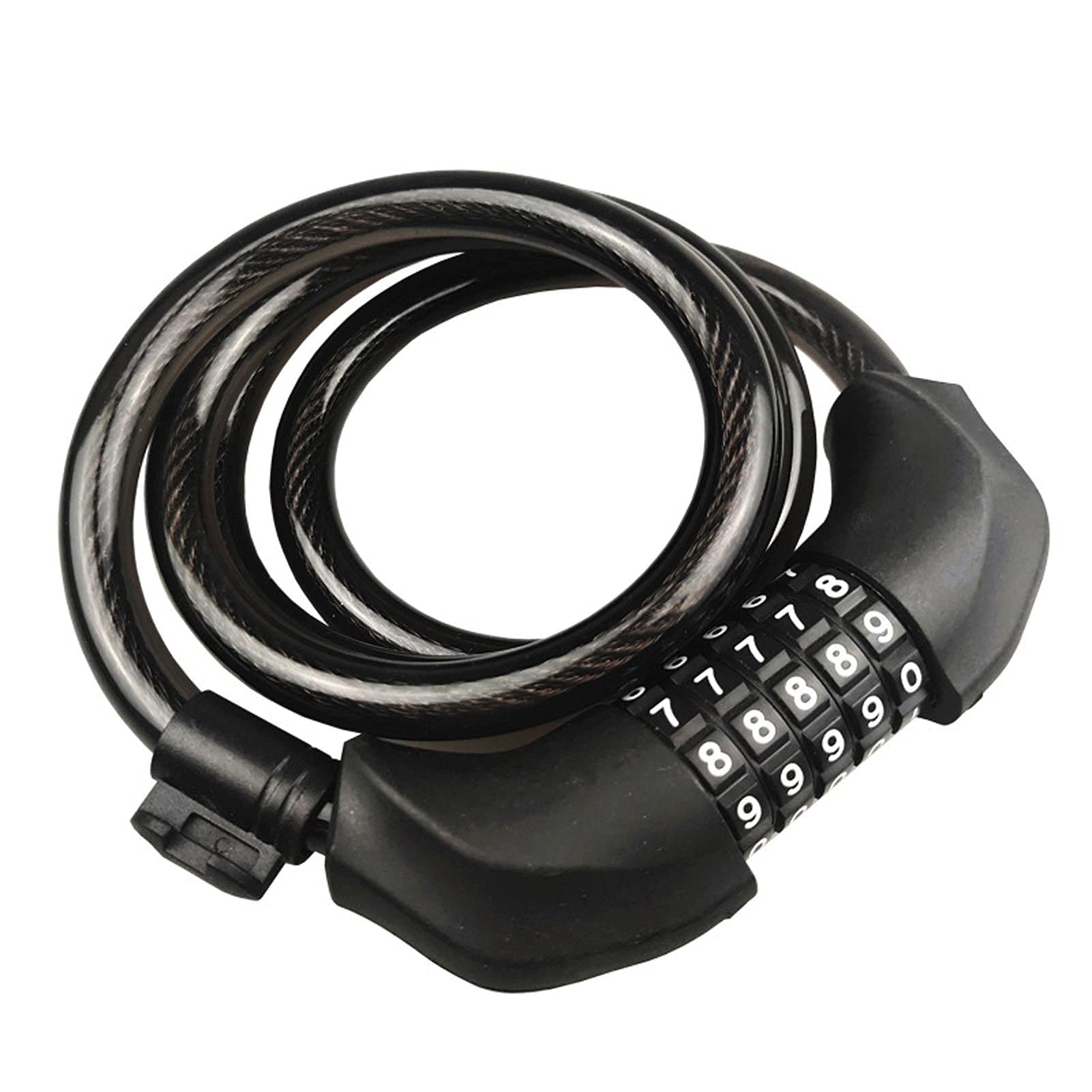 5-Digits Code Combination Chain Lock Heavy Duty Cable Anti Theft Metal Cable Lock for Mountain Bike Safety Lock Safe for Bicycle