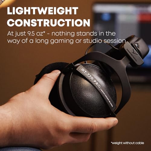 beyerdynamic DT 770 Pro 32 Ohm Studio Headphone, Grey (DT 770 Pro 32 Ohm Grey)