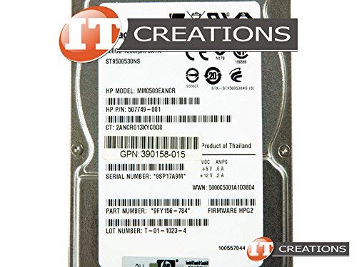 HP MM0500EANCR 500GB SATA 3GB/S 7.2K RPM 2.5IN DISC PROD RPLCMNT PRT (Renewed)