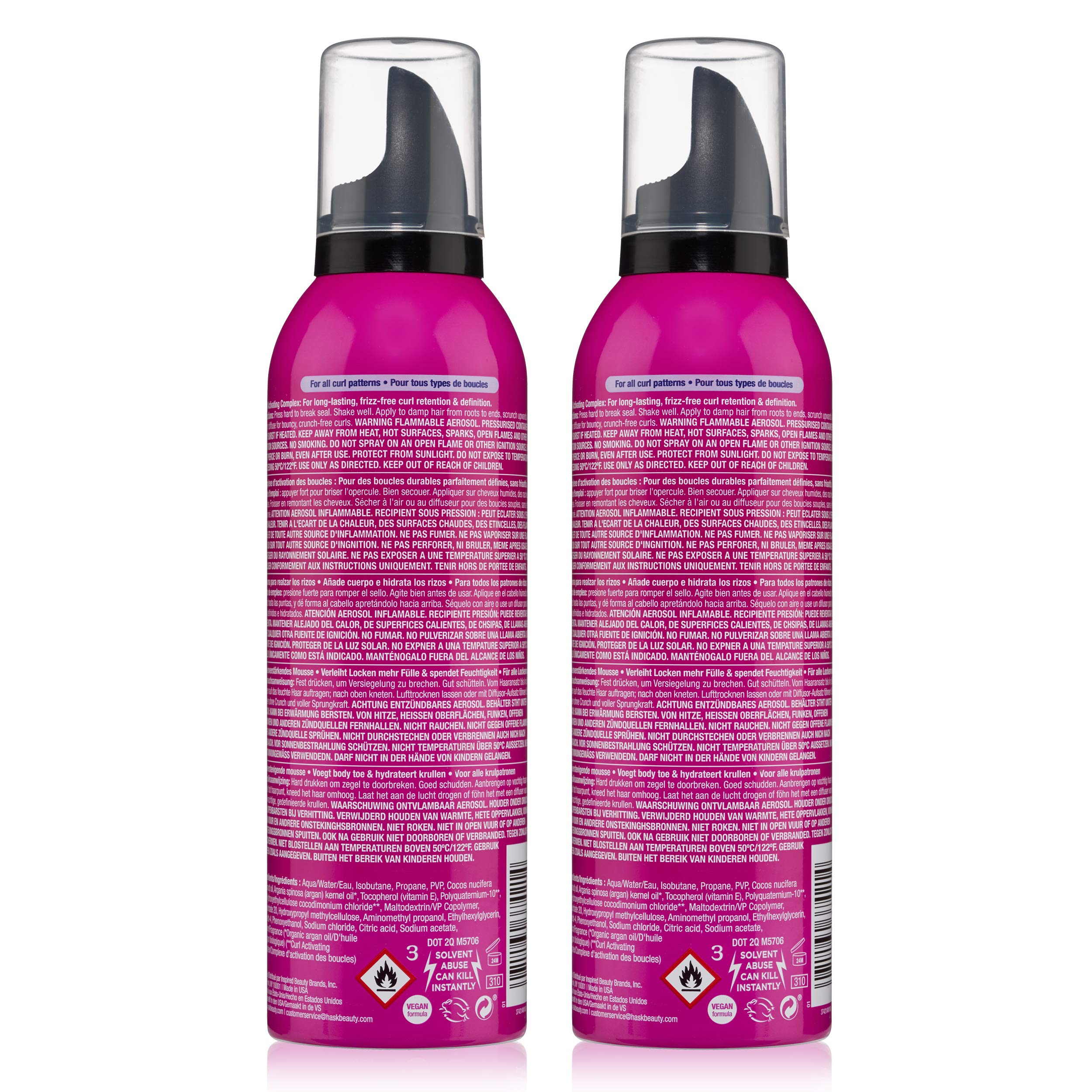 HASK CURL CARE Curl Enhancing Mousse Bundle - Vegan, Cruelty-Free, Color Safe, Gluten-Free, Sulfate-Free