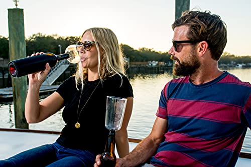 Guzzle Buddy Wine Bottle Glass, It Turns Your Bottle into Your Glass, Original As Seen on Shark Tank