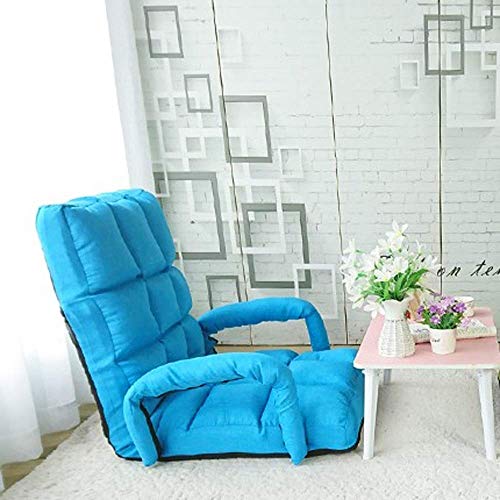 GYDJBD Lazy Sofa,Portable Lazy Sofa Back Support Floor Chair Pink Adult Meditation Seminar Read TV Watch,58cmx60cmx68cm (Color : B)