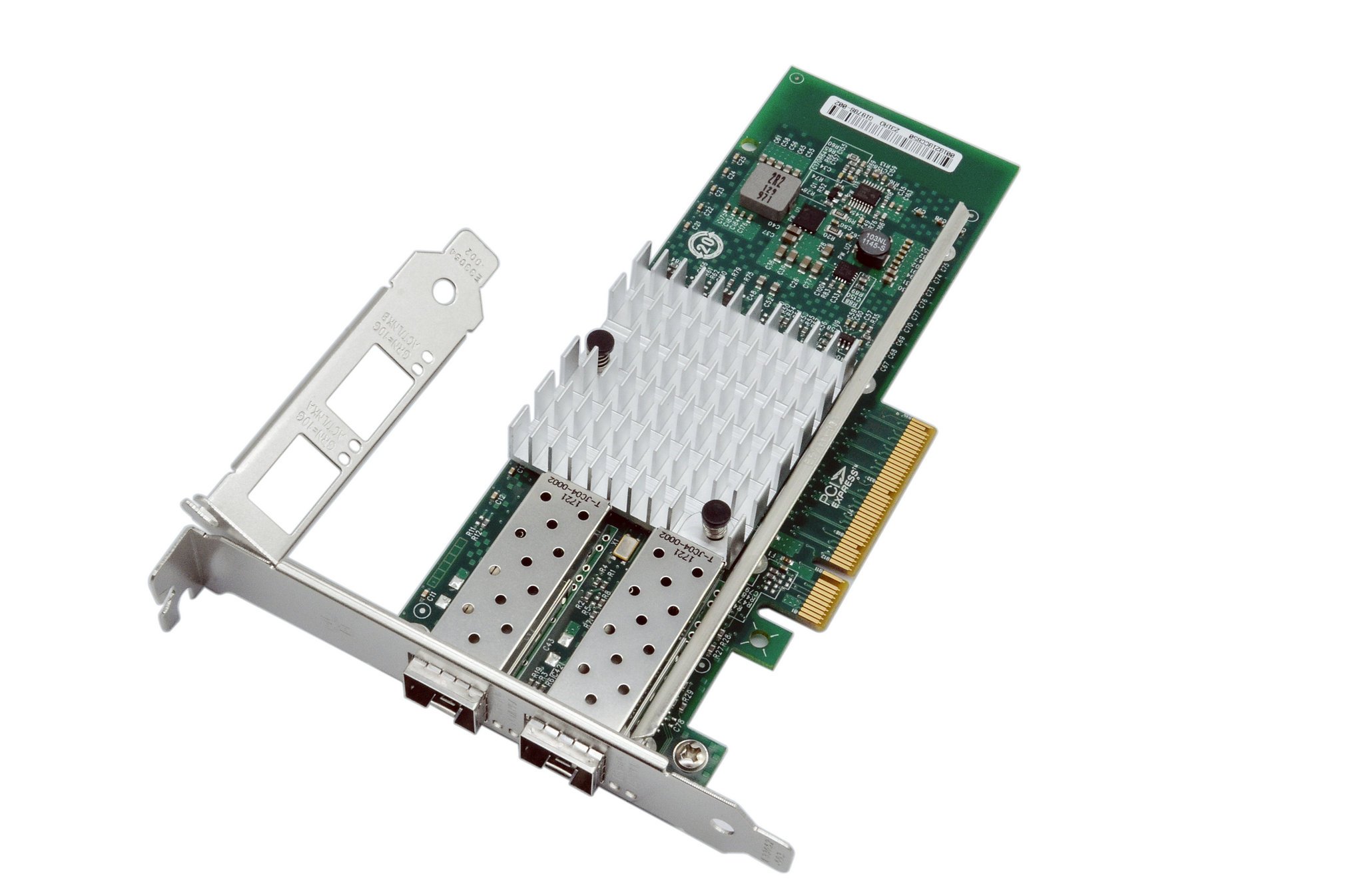 Jeirdus with Intel 82599 Chipset X520-DA2 E10G41BTDA 10G PCI-E X8 Ethernet Server Adapter NIC Dual Port SFP+