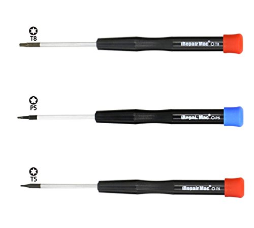 Pentalobe Bottom Screws and Screwdriver Set Compatible with MacBook Pro Retina 13" (A1425, A1502) and 15" (A1398)
