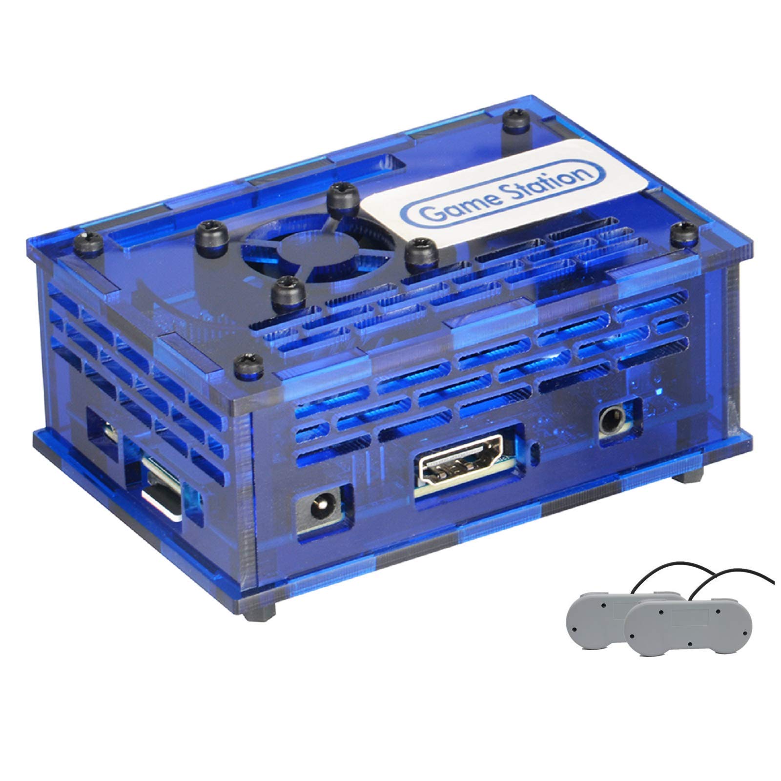 TAPDRA Arcade Video Game Station with 17082 Games, Support Add Games, 128GB Fast Card Retro Orange Pi PC Gaming Kit, Plug and Play, HDMI USB Port (2 Gamepad Included)