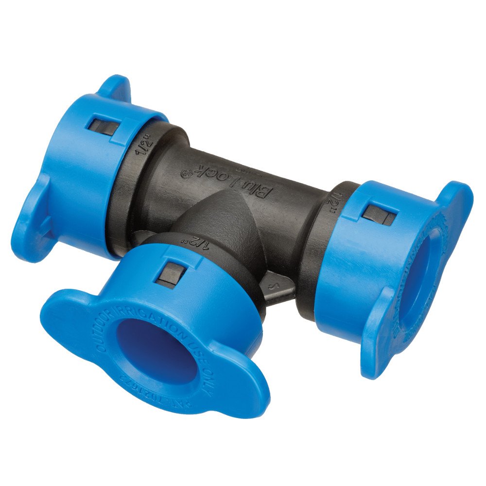 Drip Depot HydroRain 1/2" Blu-Lock Tee