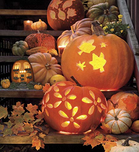 Halloween Pumpkin Carving Kit, Blovec 11 Pieces Professional Stainless Steel Pumpkin Carving Tools Easily Sculpting Halloween Jack-O-Lanterns with Carrying Case
