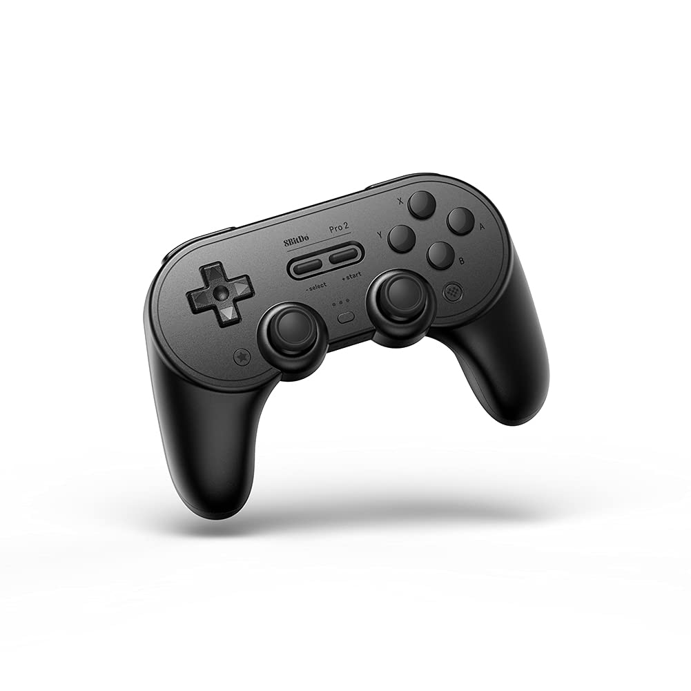 8Bitdo Pro 2 Bluetooth Controller - for Switch PC Windows Android MacOS Steam Raspberry Pi (Red)