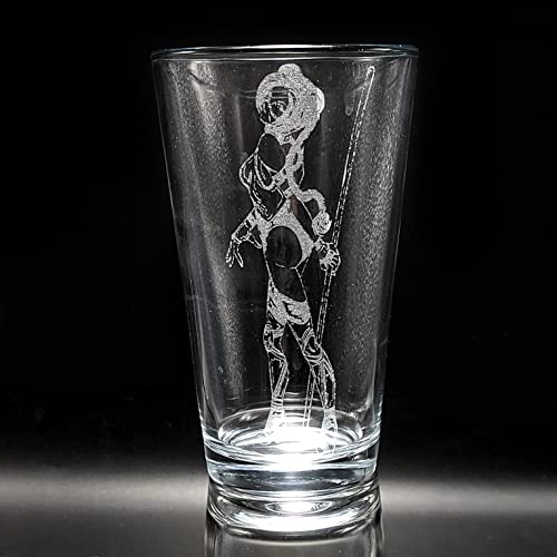 JADE Engraved Pint Beer Glass | Inspired by the MK Tournament Fighting Game | Great Video Gamer Gift Idea!